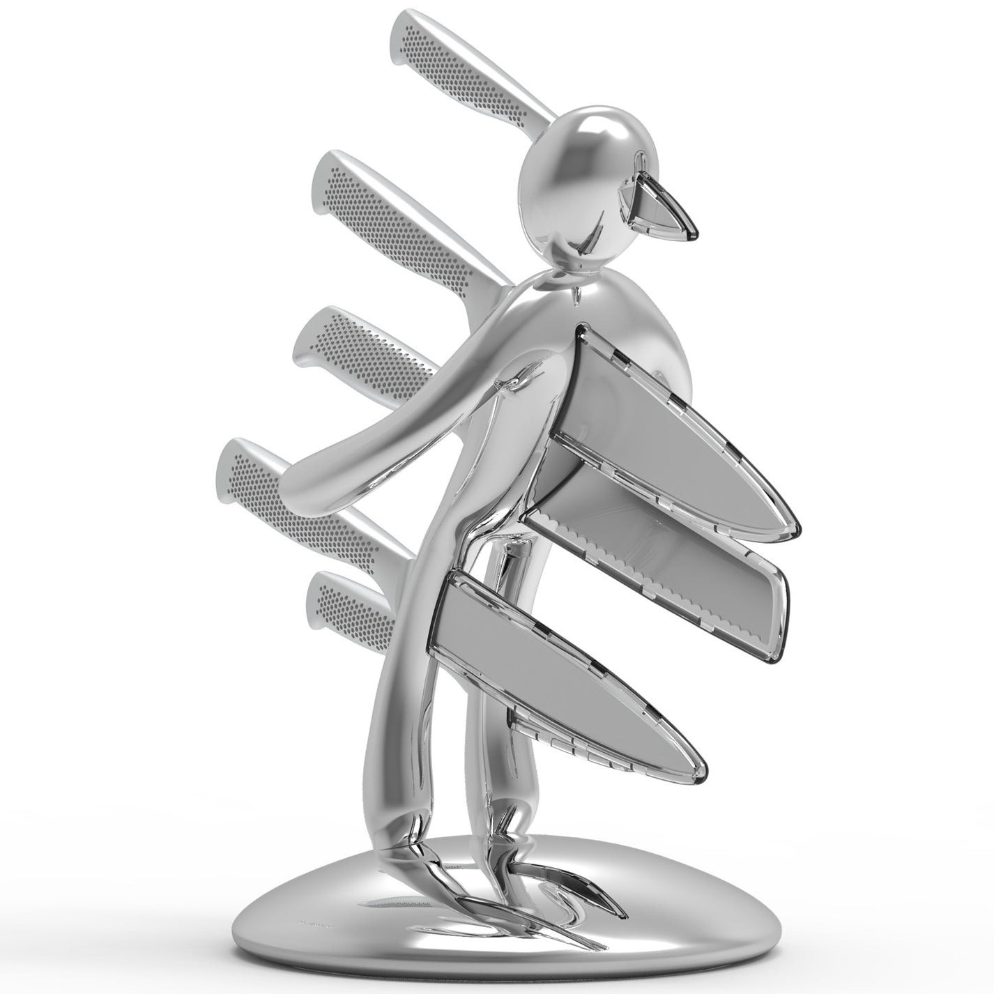 Voodoo/TheEx "Classic Edition" Knife Set - Chromed Plastic Holder ...